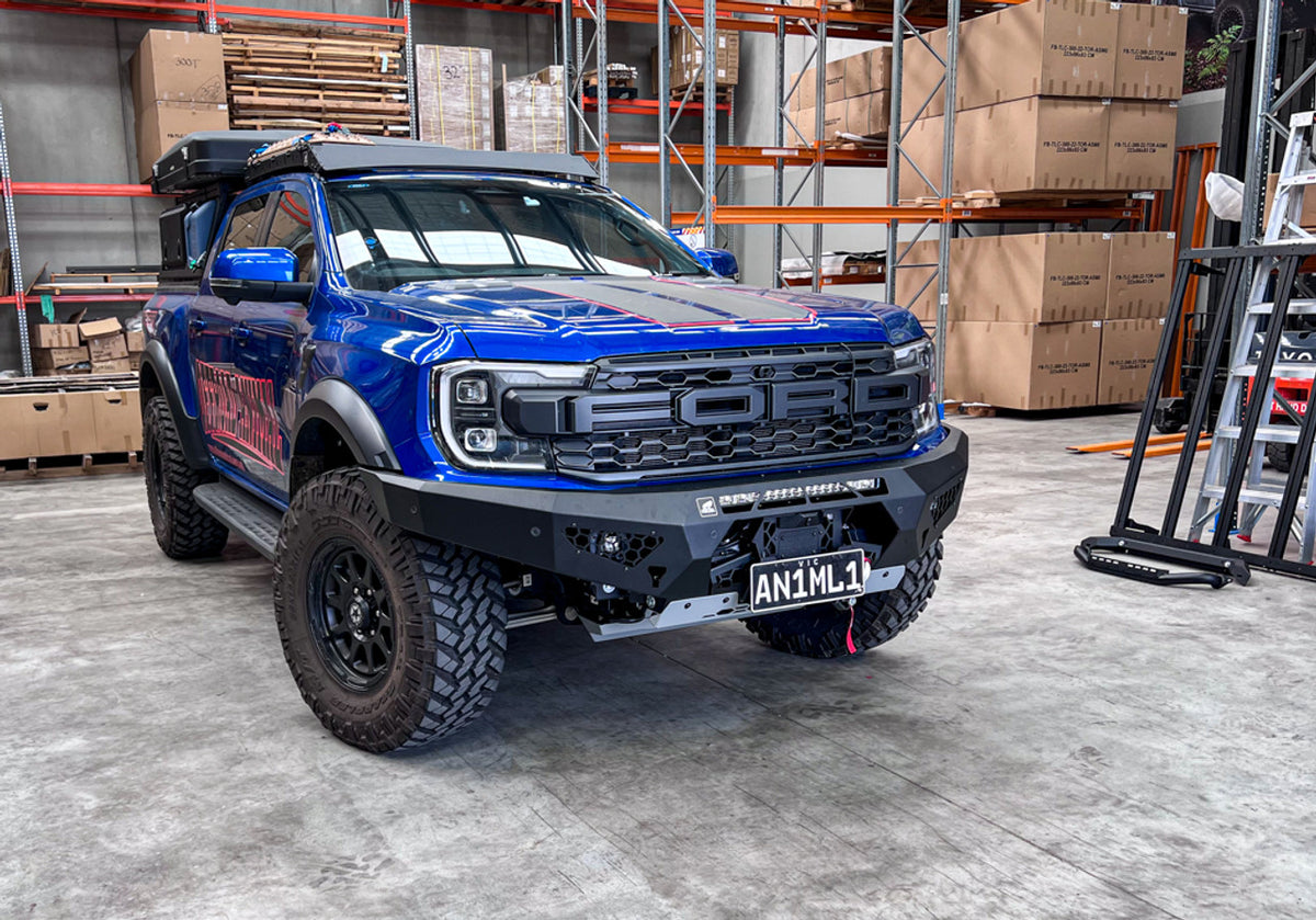 Predator Bull Bar - Matte Black Powder Coat (Suitable for Ford Ranger ...