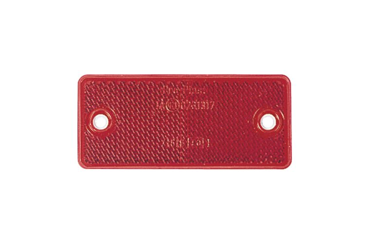 RED RETRO REFLECTOR WITH DUAL FIXING HOLES – 4x4extrasonline